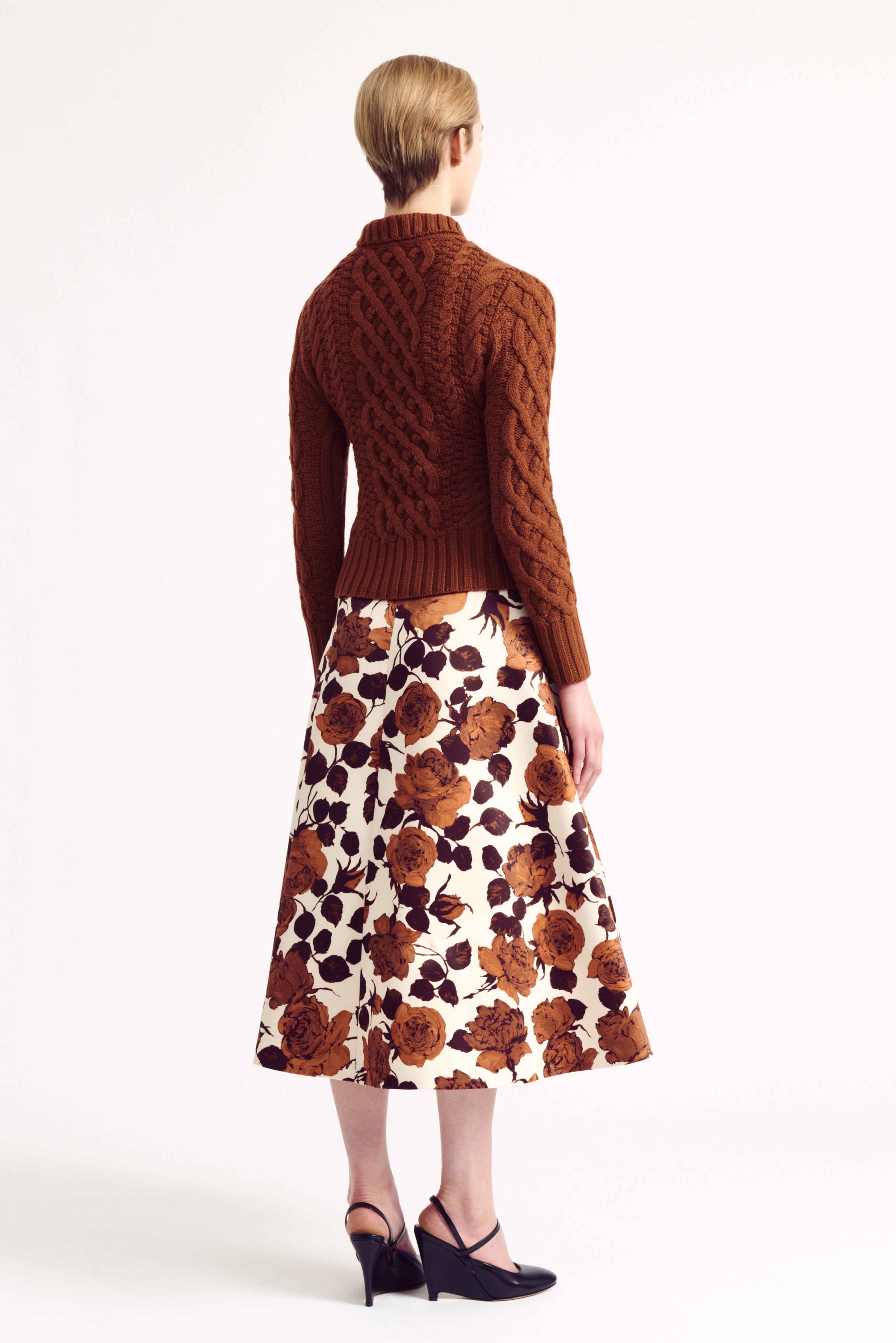 Bobbie Amber Cashfeel Cable Knit Jumper | Emilia Wickstead