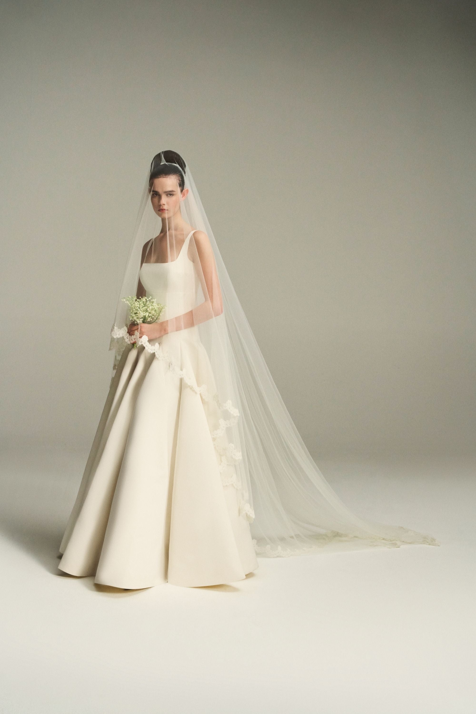 Josephine Bridal Dress in Ivory Duchesse Satin | Emilia Wickstead