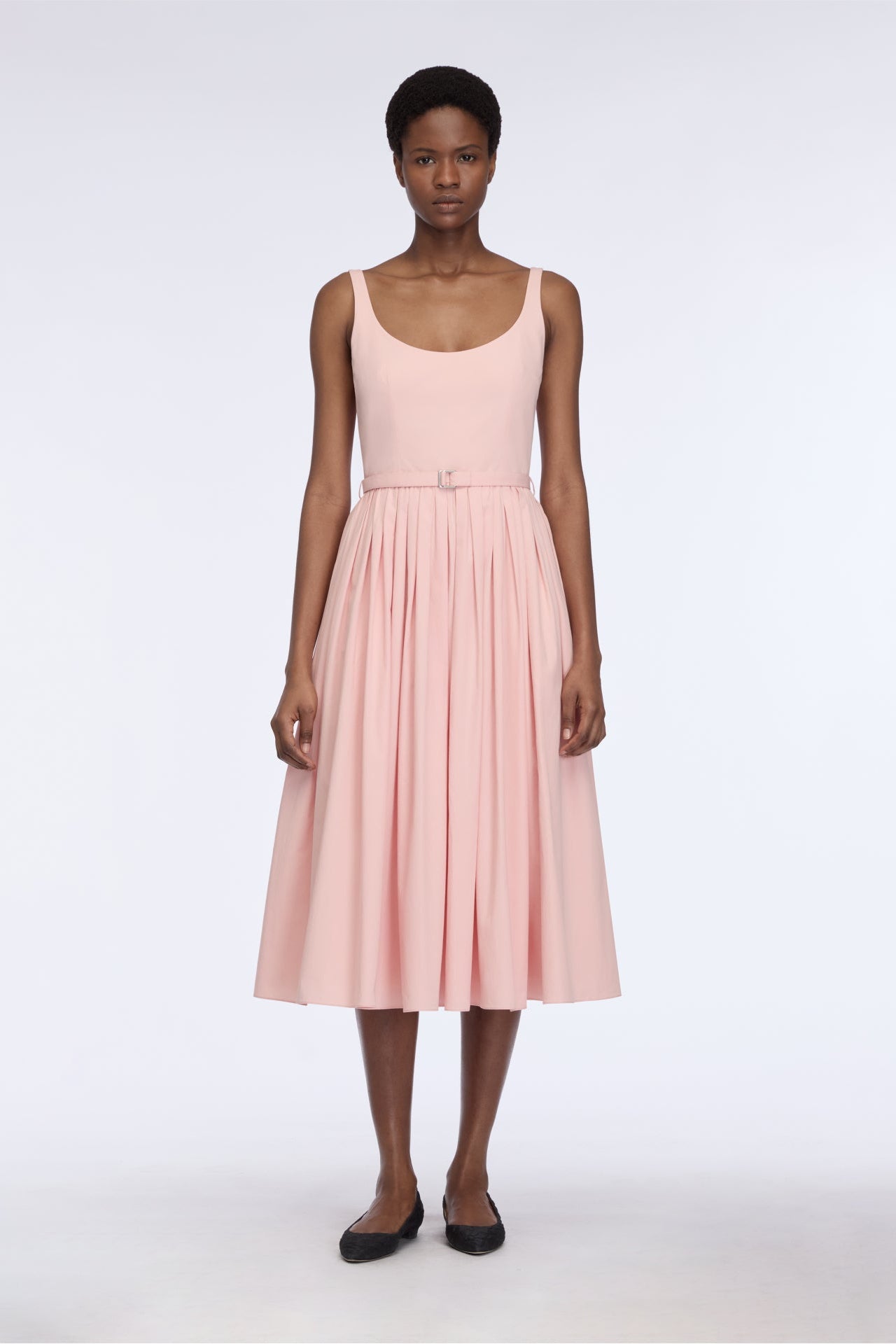 Eglantine Dress in Light Pink Cotton Popclan– Emilia Wickstead