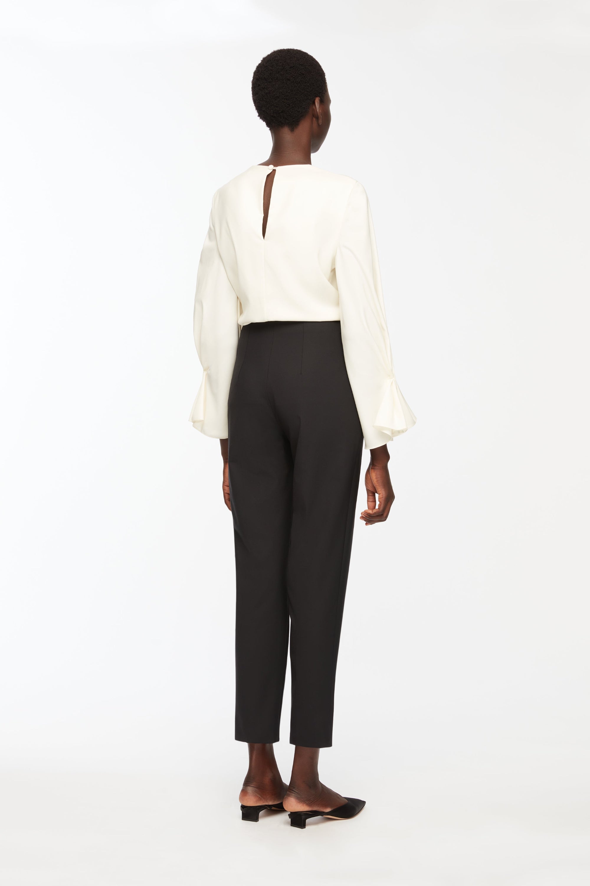 Rome Top in Ivory Superfine Merino– Emilia Wickstead