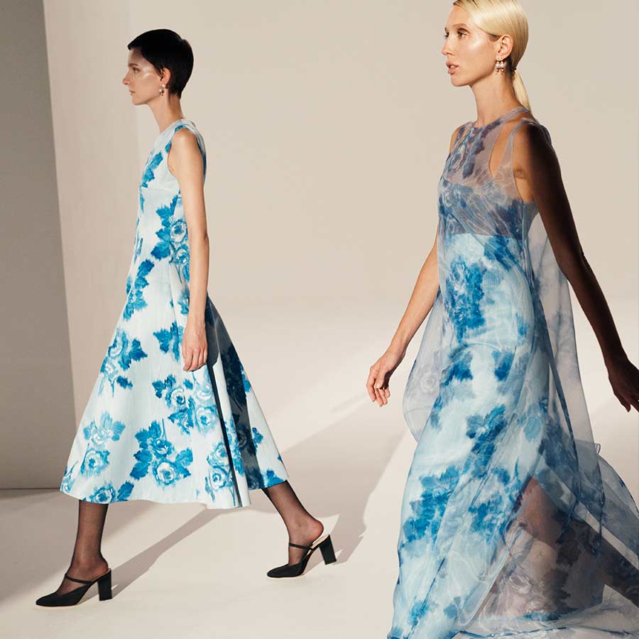 Kyle Dress | Asymmetric One Should Yellow & Black Floral Printed Dress ...